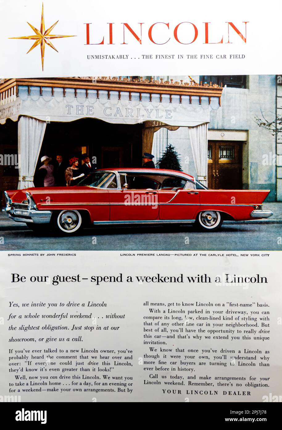 1957 ford ad hi-res stock photography and images - Alamy