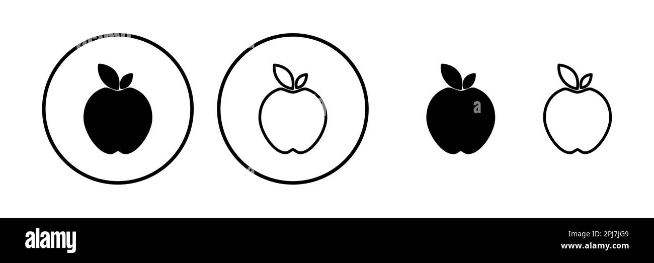 Apple icon vector. apple symbol Stock Vector Image & Art - Alamy