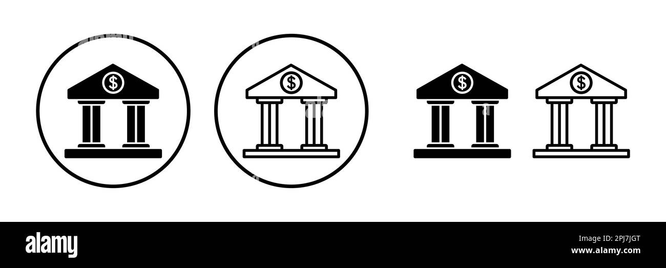 Bank icon vector. bank icon symbol Stock Vector Image & Art - Alamy