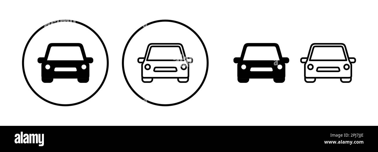 Car icon vector. Car sign. sedan Stock Vector Image & Art - Alamy