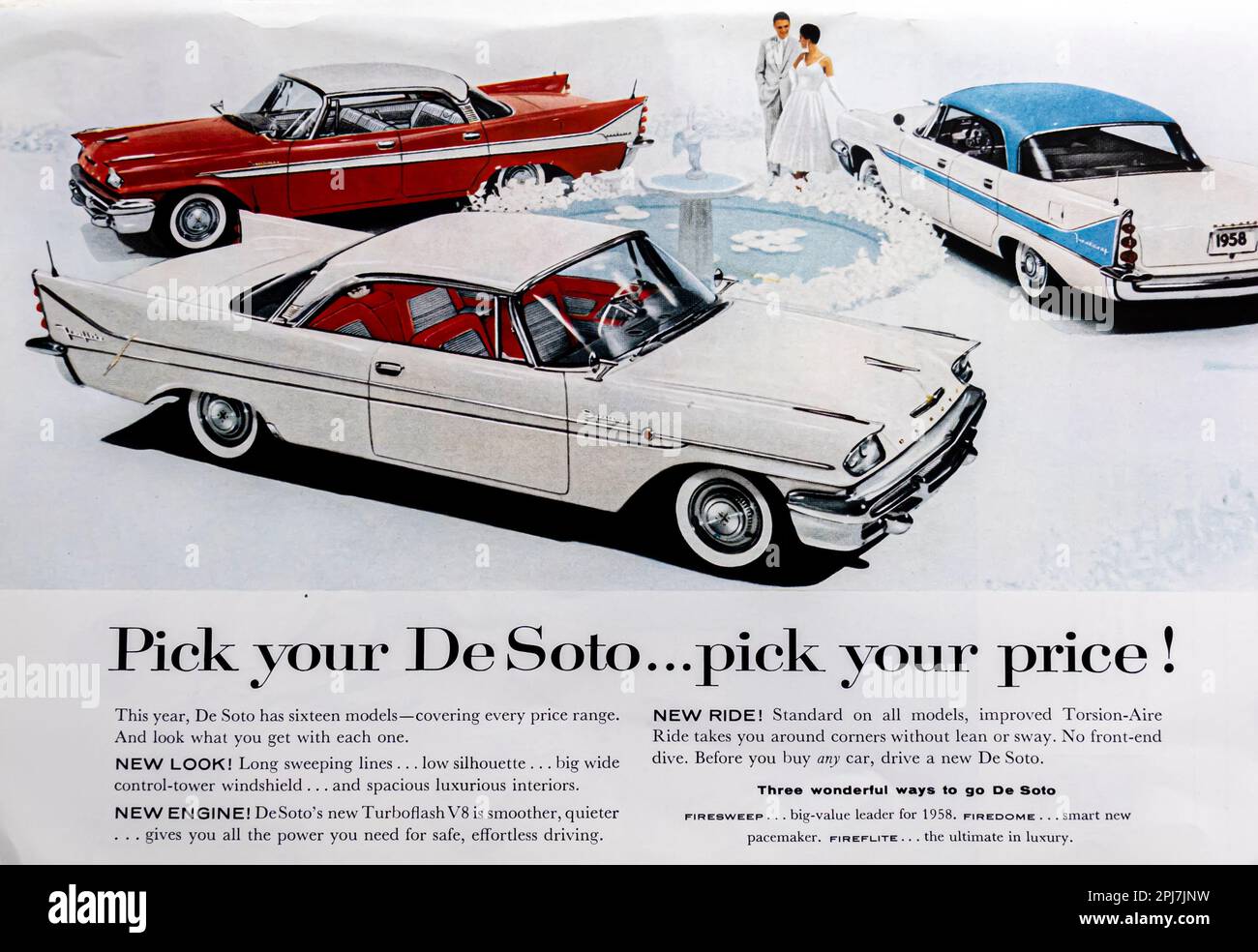 1958 Desoto 1958 DeSoto Automobile Car Photo 4 X 6 NICE!!! WOW!!!!
