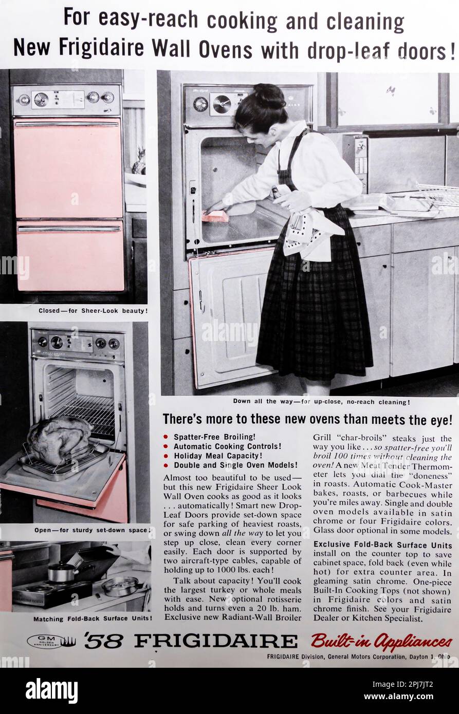 Vintage kitchen 50s hi-res stock photography and images - Alamy