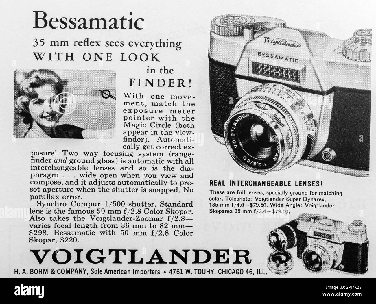 1950s camera ads hi-res stock photography and images - Alamy