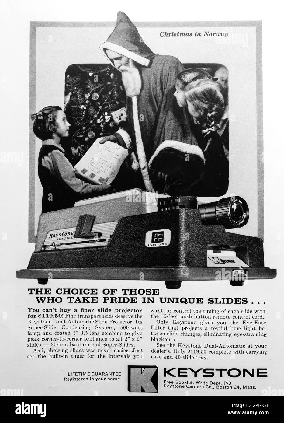 Keystone slide projector advert in a Natgeo magazine, November 1959 ...