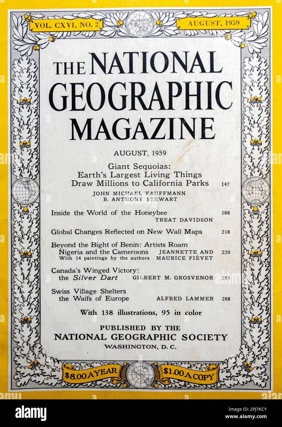 Usa magazine cover 1950s hi-res stock photography and images - Alamy