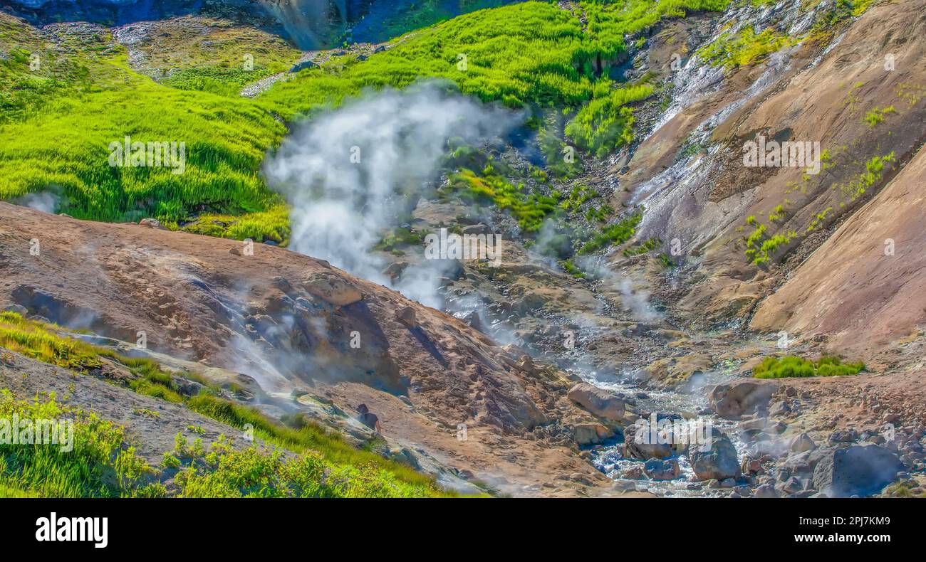 The Valley of Geysers, Kronotsky Nature Reserve, Kamchatka Peninsula ...