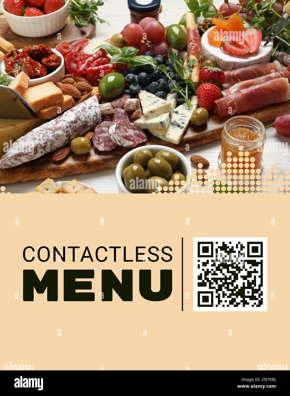 Qr menu table hi-res stock photography and images - Alamy