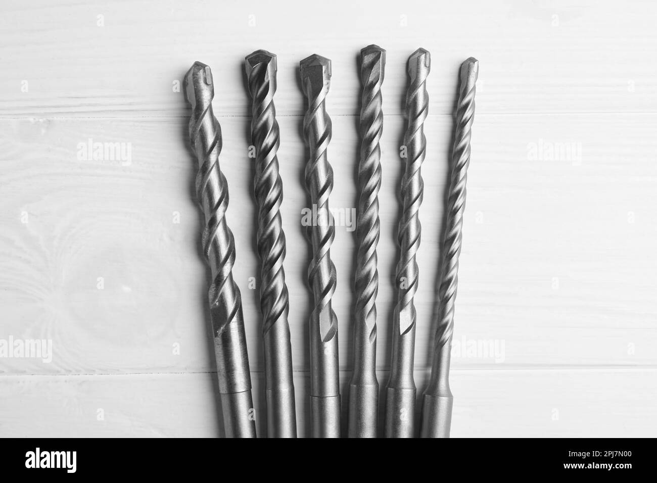 Drill on table wooden Black and White Stock Photos & Images - Alamy