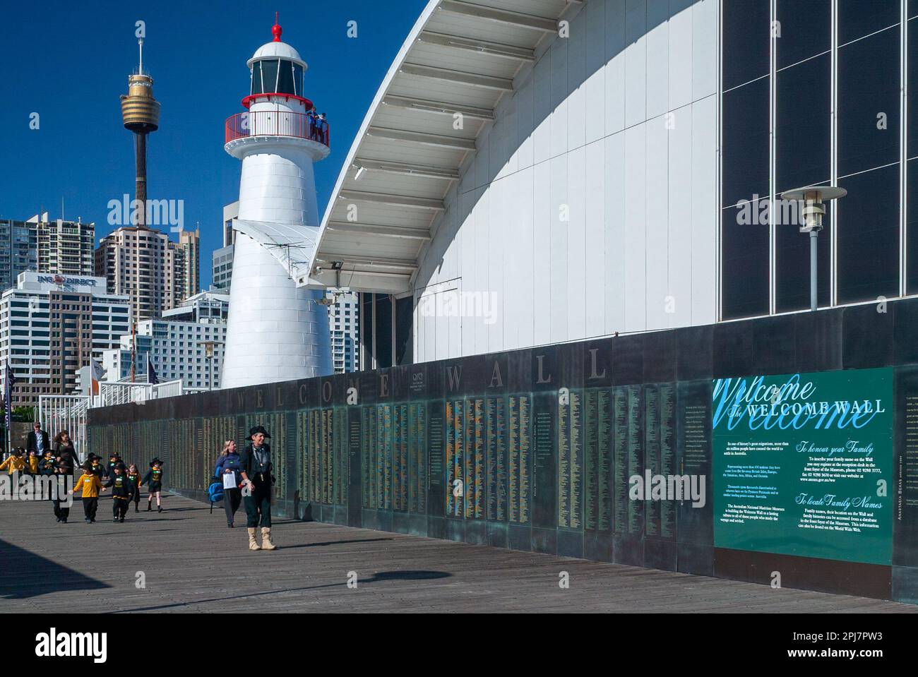 The Welcome Wall is a prominent feature of the Australian National ...