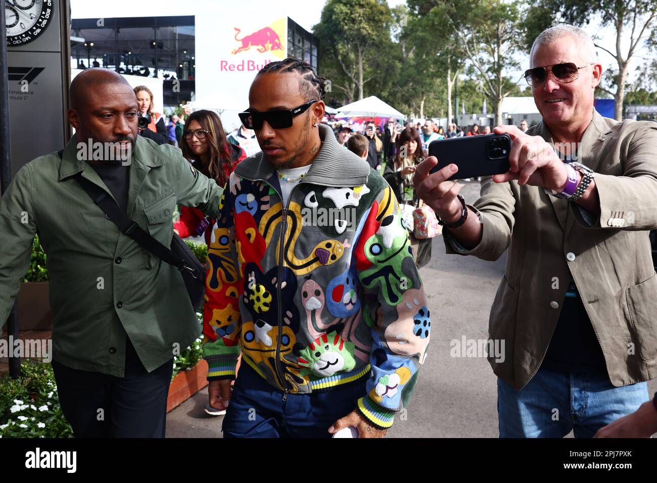 Melbourne, Australia. 01st Apr, 2023. Lewis Hamilton (GBR) Mercedes AMG ...