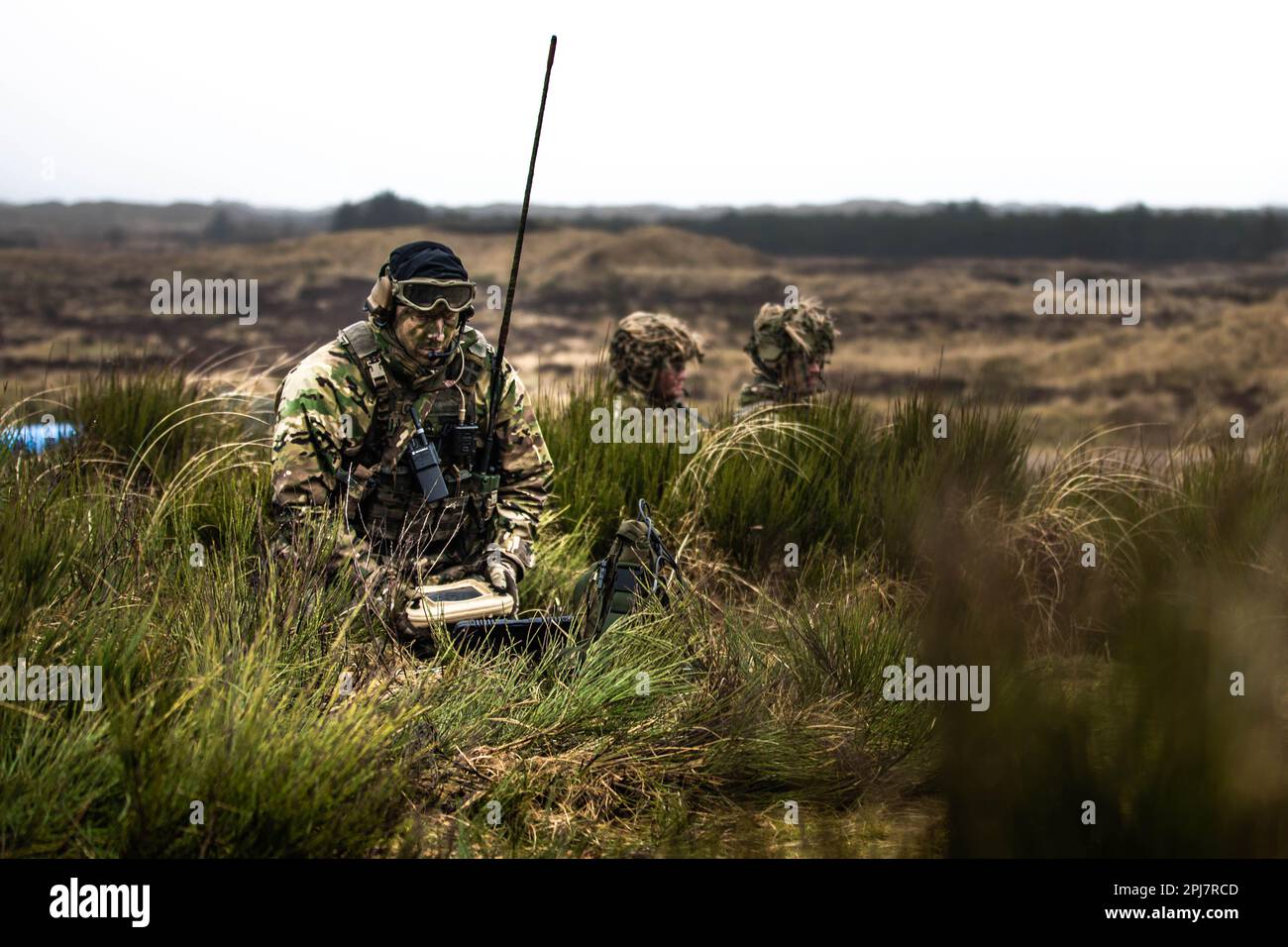 A Danish soldier participates in a live-fire demonstration for ...
