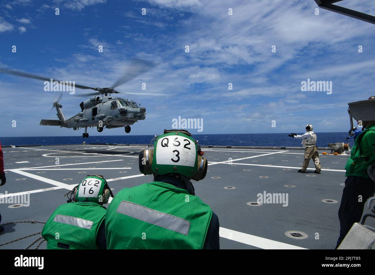 PACIFIC OCEAN (March 27, 2023) Sailors assigned to the Independence ...