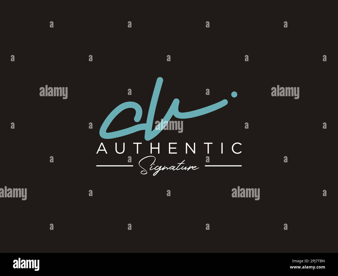 AV Signature Logo Template Vector Stock Vector Image & Art - Alamy