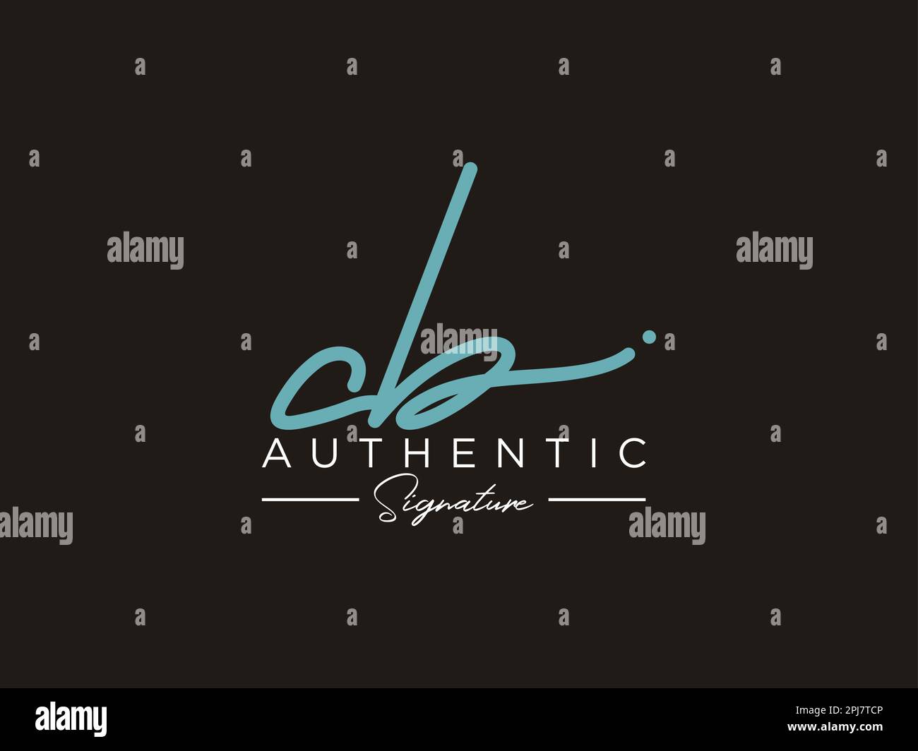 AB Signature Logo Template Vector Stock Vector Image & Art - Alamy
