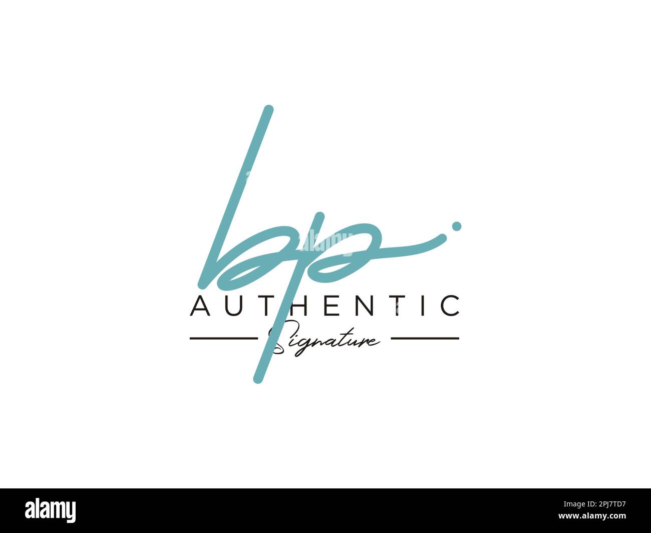 BP Signature Logo Template Vector Stock Vector Image & Art - Alamy