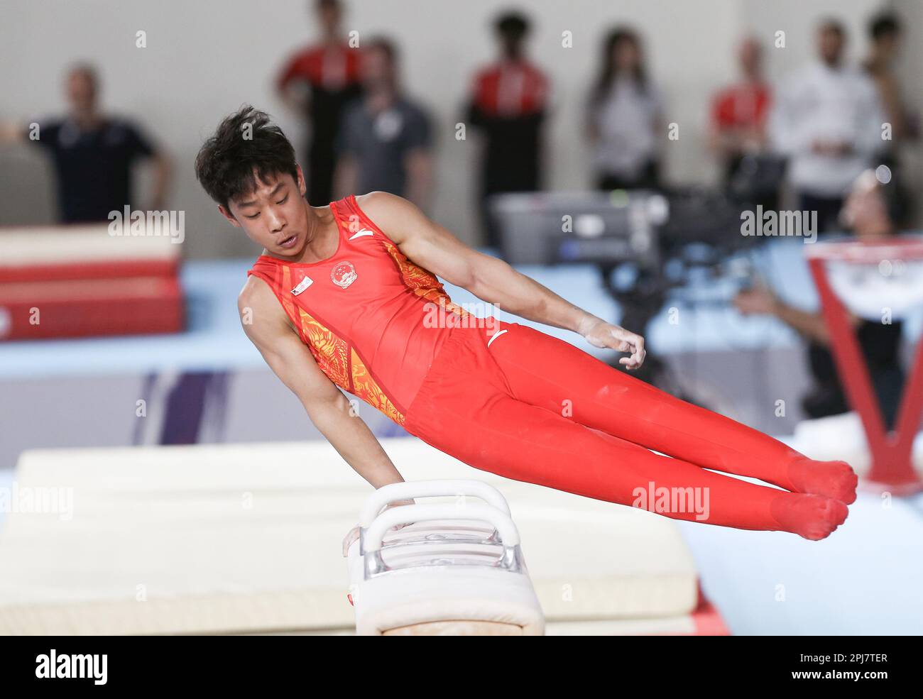 Antalya, Turkey. 31st Mar, 2023. Yang Chunjie of China competes in the ...