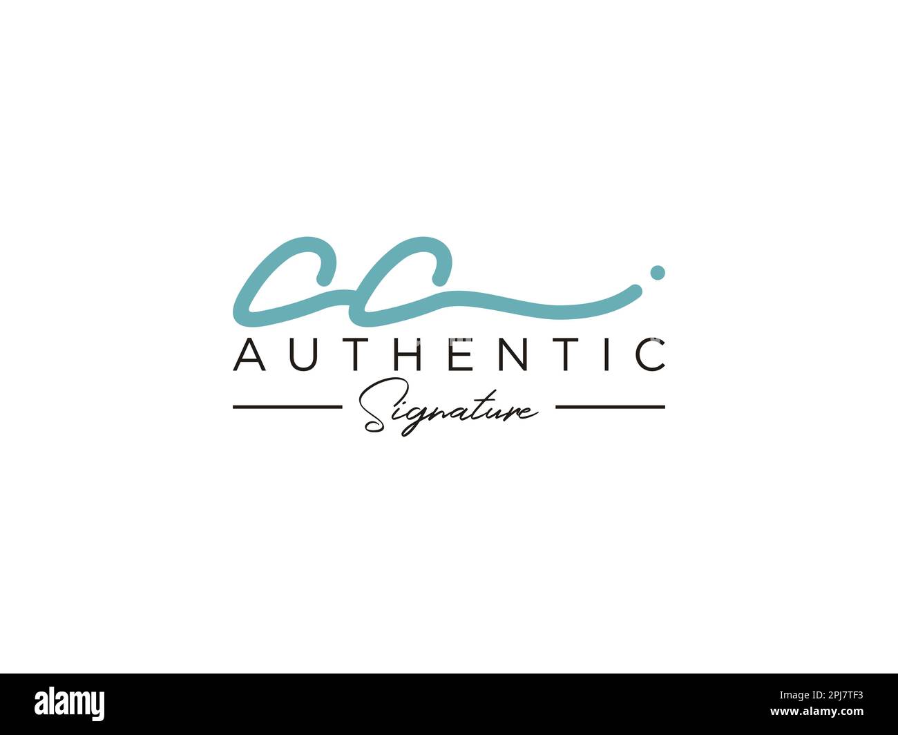 AA Signature Logo Template Vector Stock Vector Image & Art - Alamy