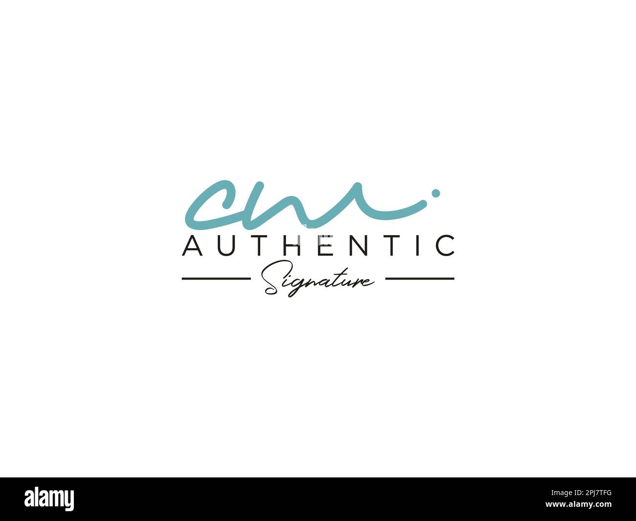 CW Signature Logo Template Vector Stock Vector Image & Art - Alamy