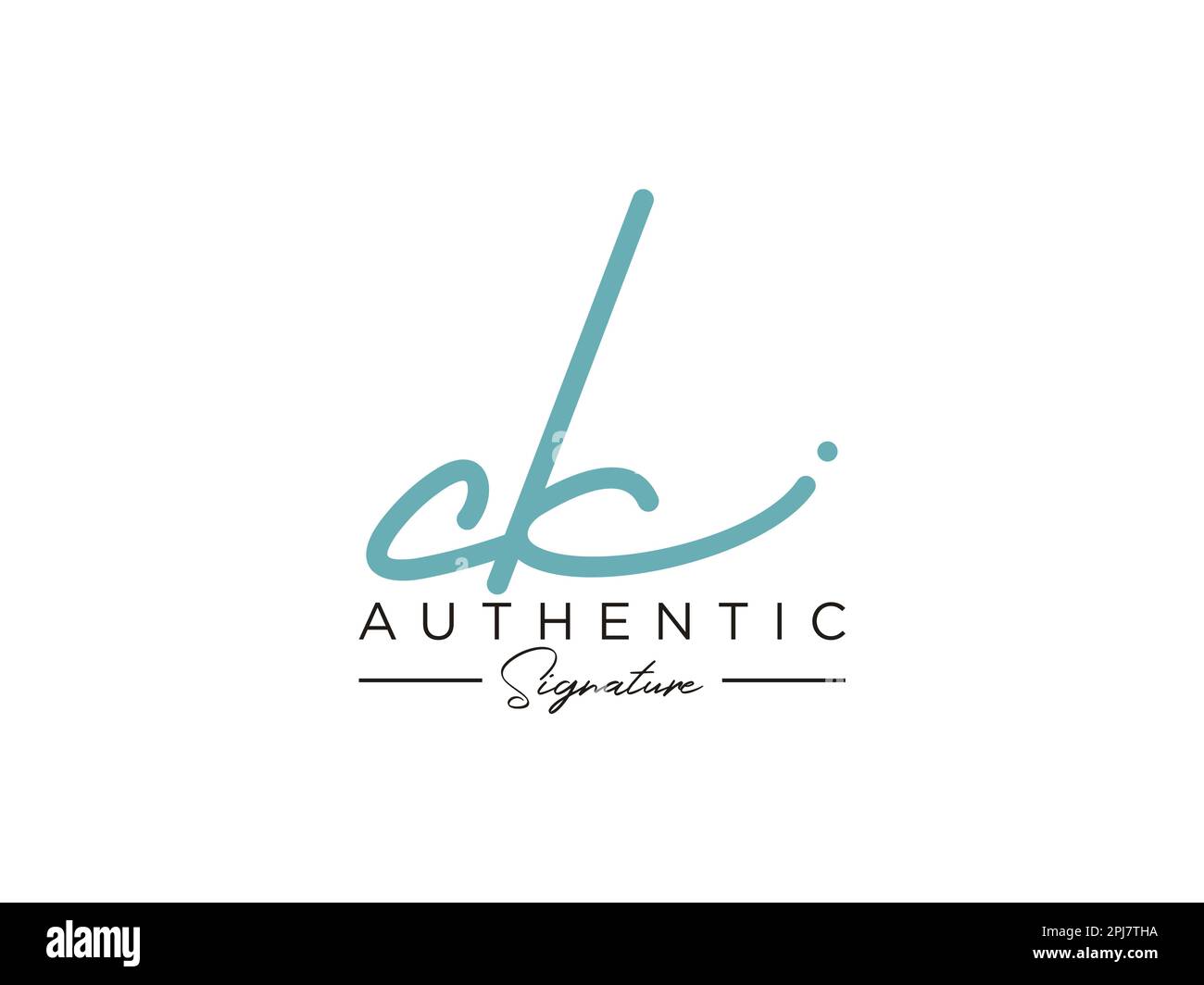 CK Signature Logo Template Vector Stock Vector Image & Art - Alamy
