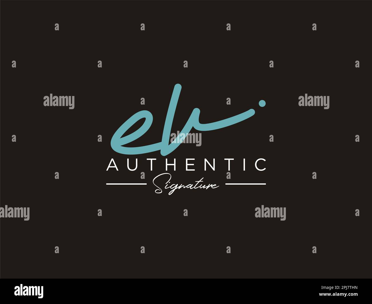 EV Signature Logo Template Vector Stock Vector Image & Art - Alamy