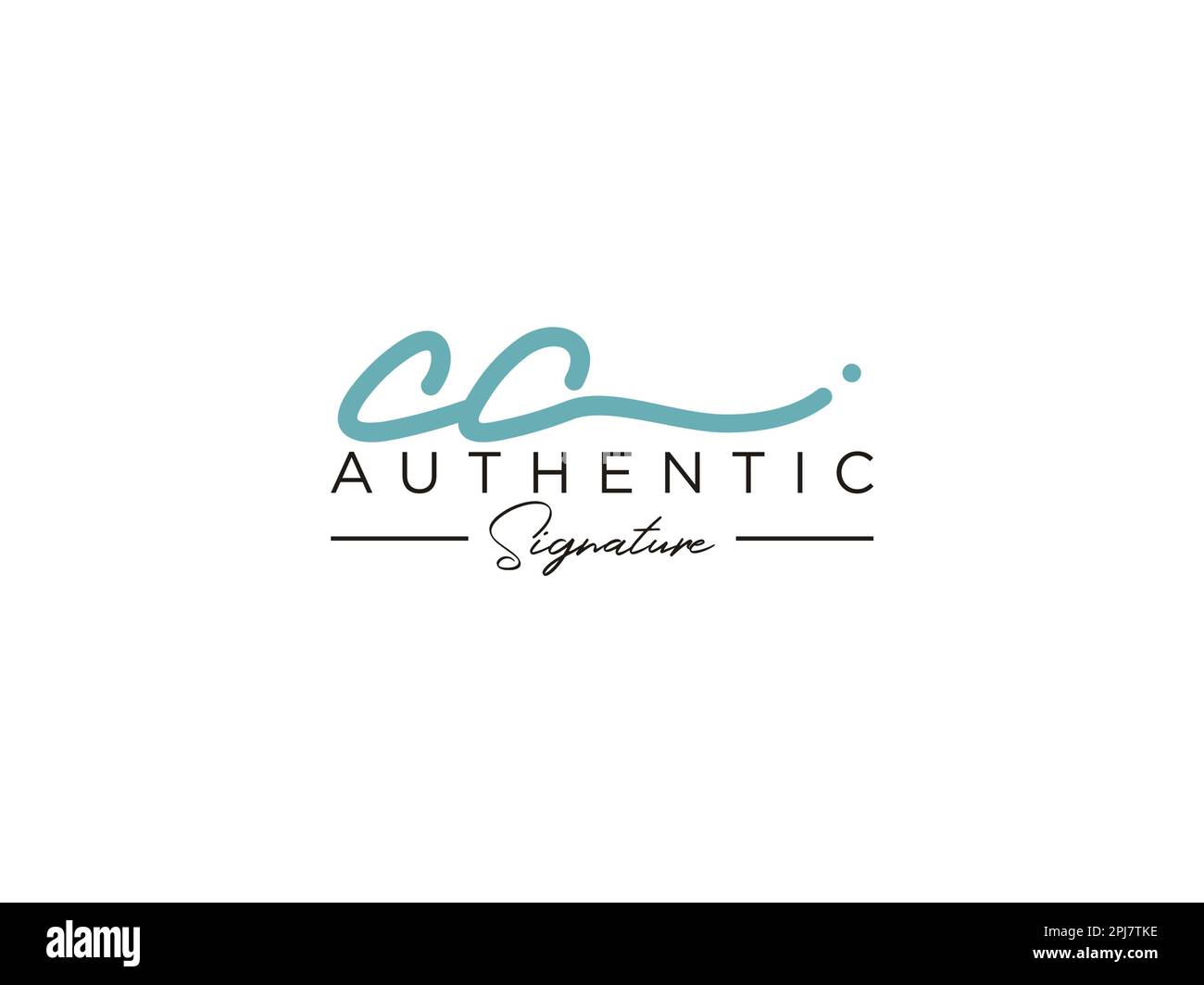 CA Signature Logo Template Vector Stock Vector Image & Art - Alamy