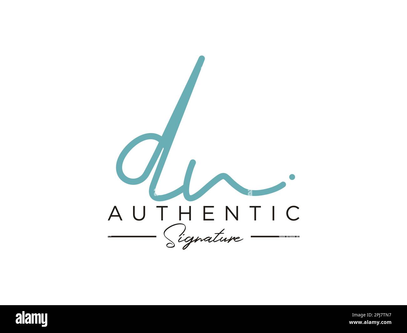 DU Signature Logo Template Vector Stock Vector Image & Art - Alamy