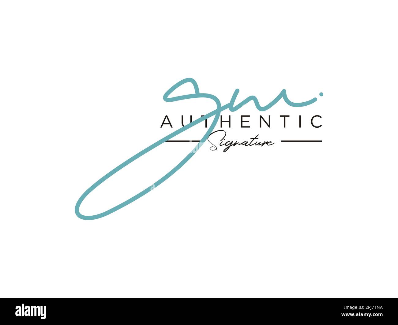 GW Signature Logo Template Vector Stock Vector Image & Art - Alamy