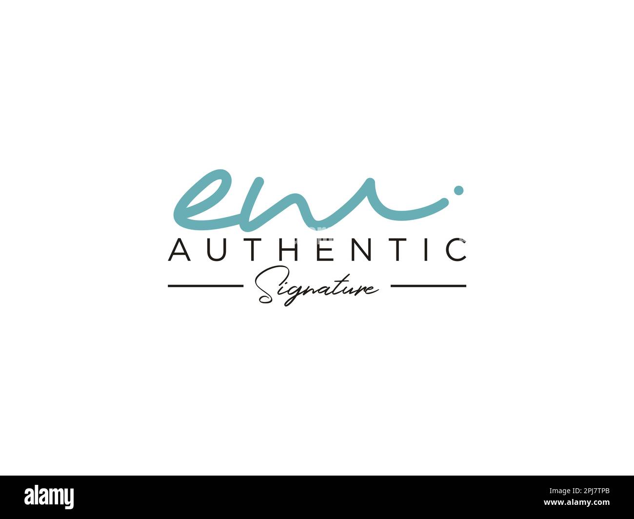 EW Signature Logo Template Vector Stock Vector Image & Art - Alamy