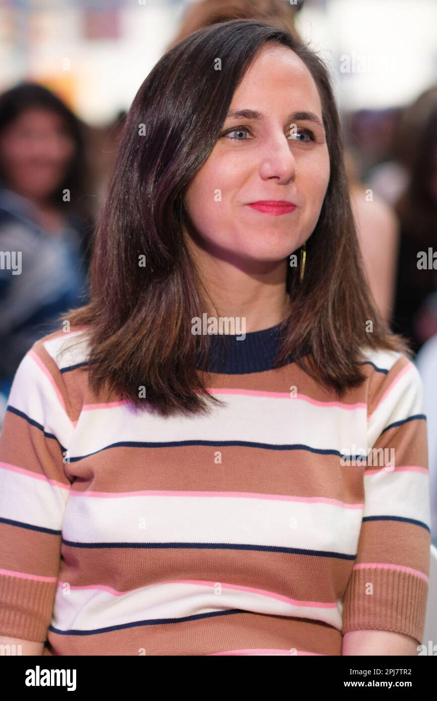 Madrid, Spain. 31st Mar, 2023. Minister of Social Rights, Ione Belarra ...