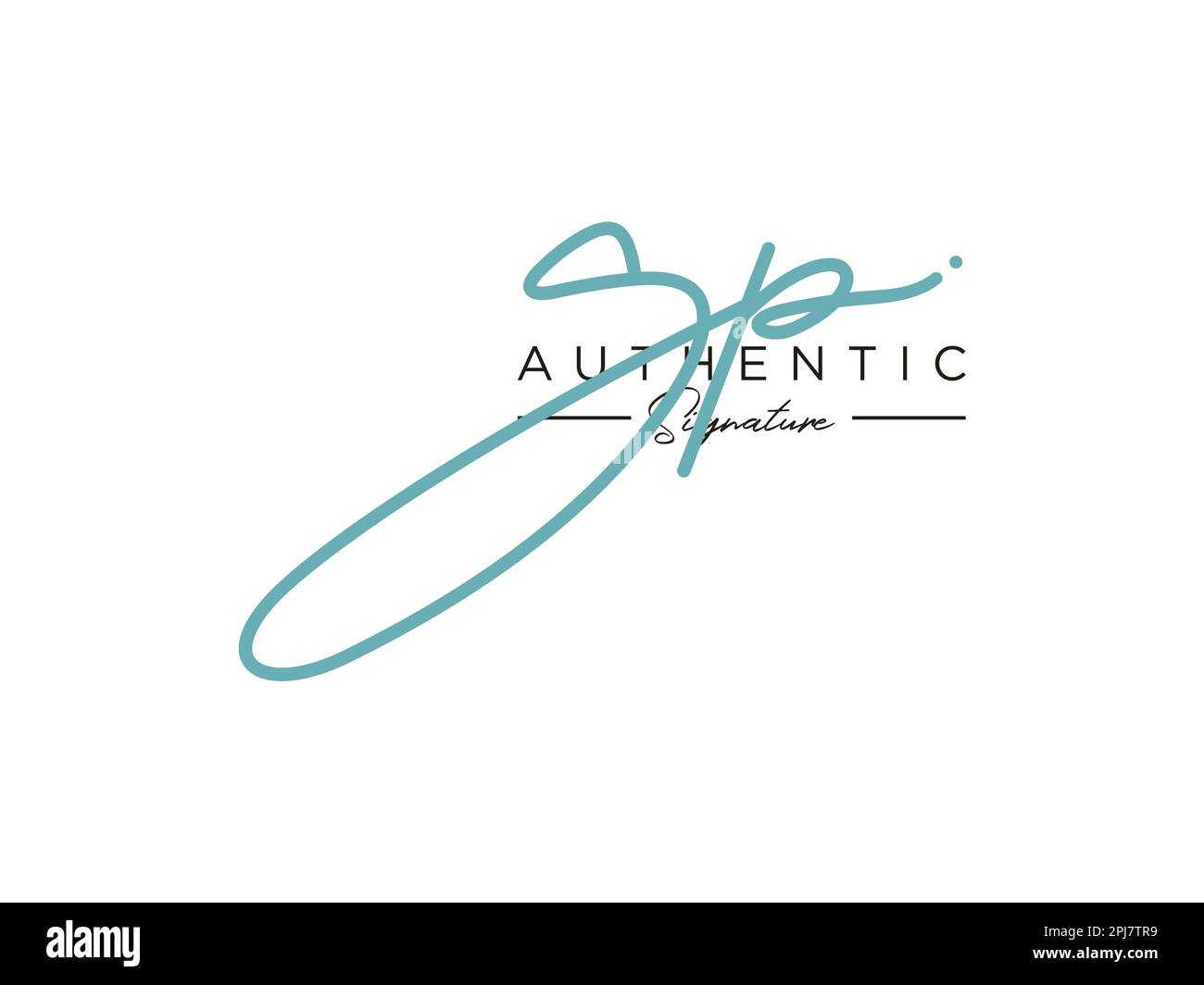 GP Signature Logo Template Vector Stock Vector Image & Art - Alamy