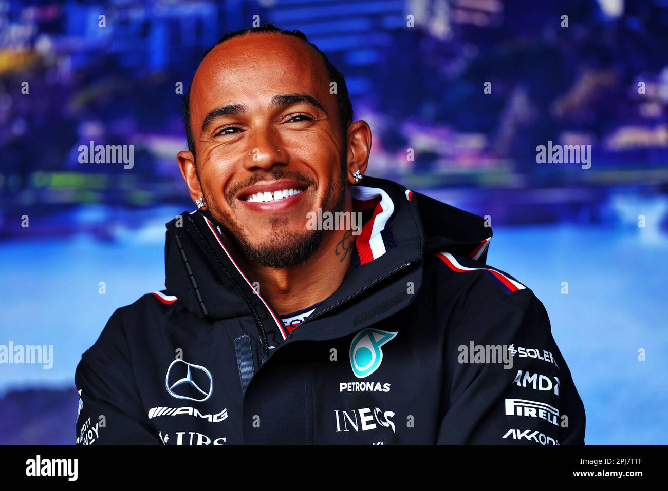 Melbourne, Australia. 01st Apr, 2023. Lewis Hamilton (GBR) Mercedes AMG ...
