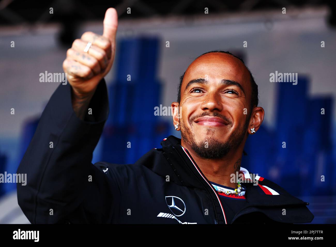 Melbourne, Australia. 01st Apr, 2023. Lewis Hamilton (GBR) Mercedes AMG ...