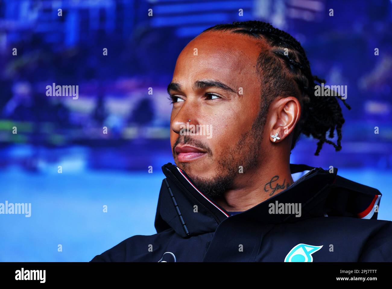 Melbourne, Australia. 01st Apr, 2023. Lewis Hamilton (GBR) Mercedes AMG ...