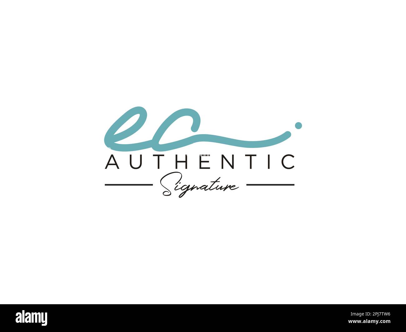 EA Signature Logo Template Vector Stock Vector Image & Art - Alamy