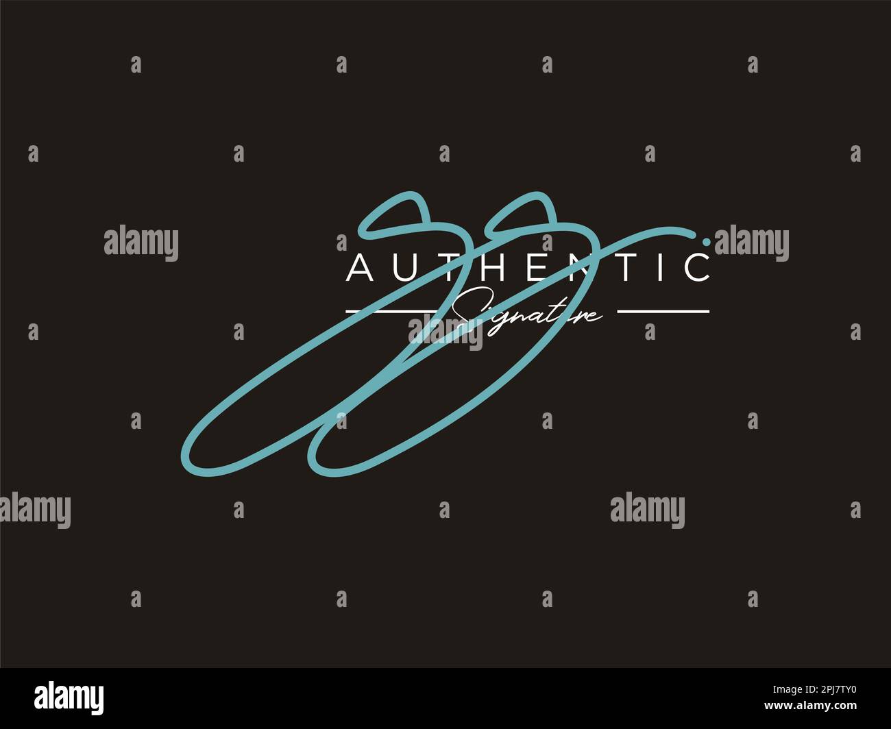 GG Signature Logo Template Vector Stock Vector Image & Art - Alamy