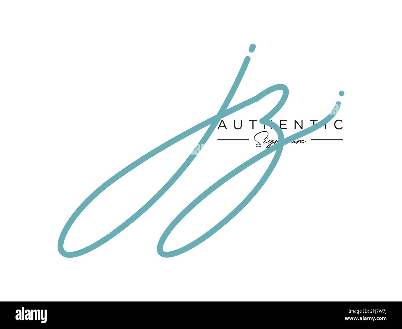 JZ Signature Logo Template Vector Stock Vector Image & Art - Alamy