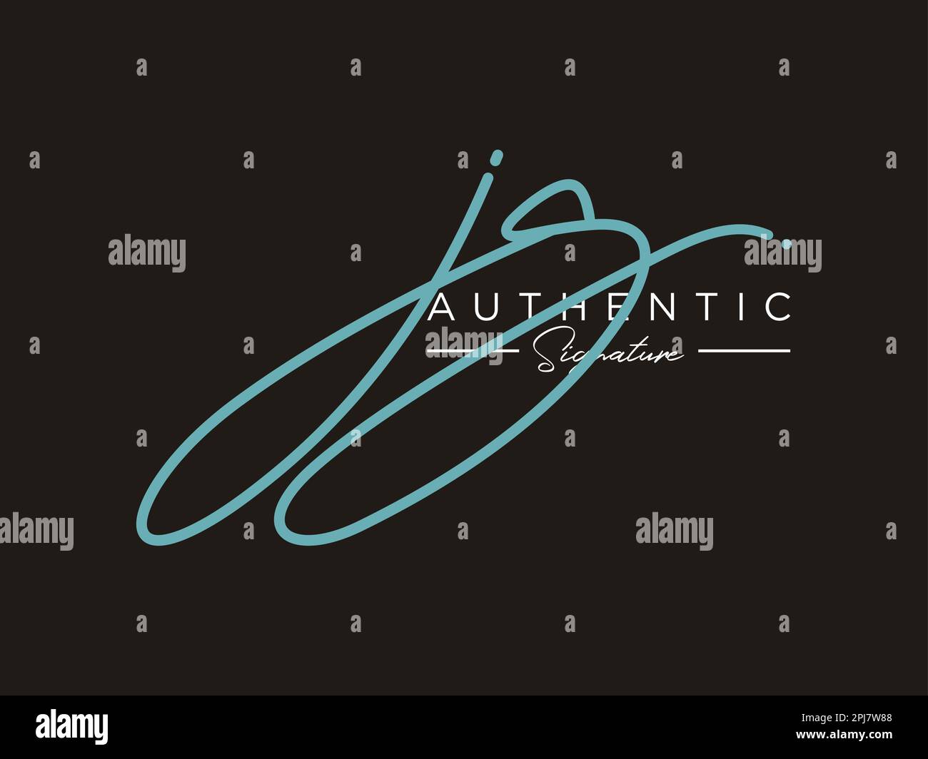 JG Signature Logo Template Vector Stock Vector Image & Art - Alamy