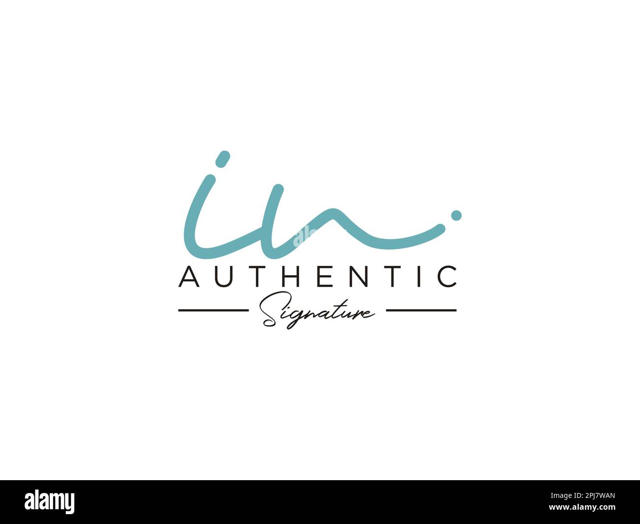 IU Signature Logo Template Vector Stock Vector Image & Art - Alamy
