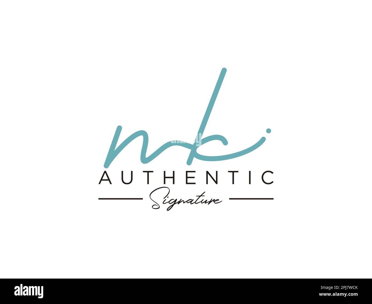 MK Signature Logo Template Vector Stock Vector Image & Art - Alamy