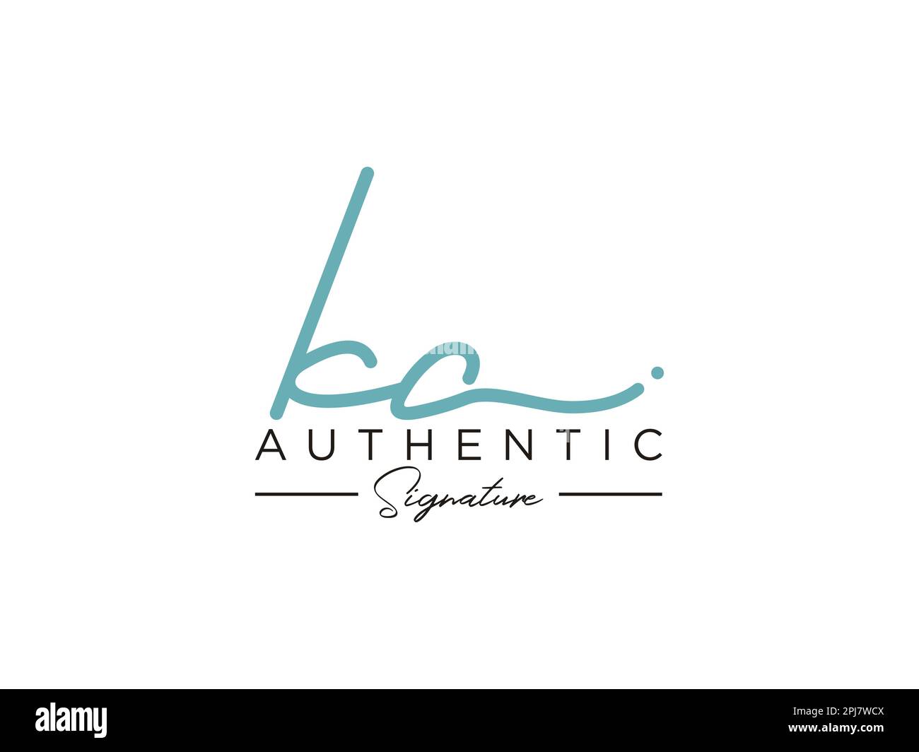 KA Signature Logo Template Vector Stock Vector Image & Art - Alamy