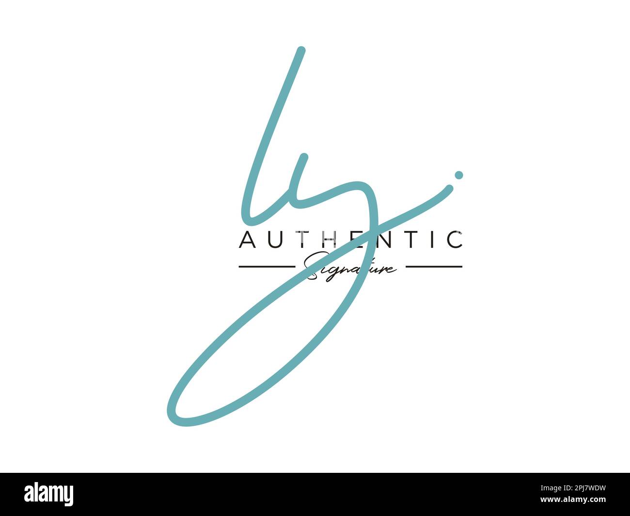 LY Signature Logo Template Vector Stock Vector Image & Art - Alamy