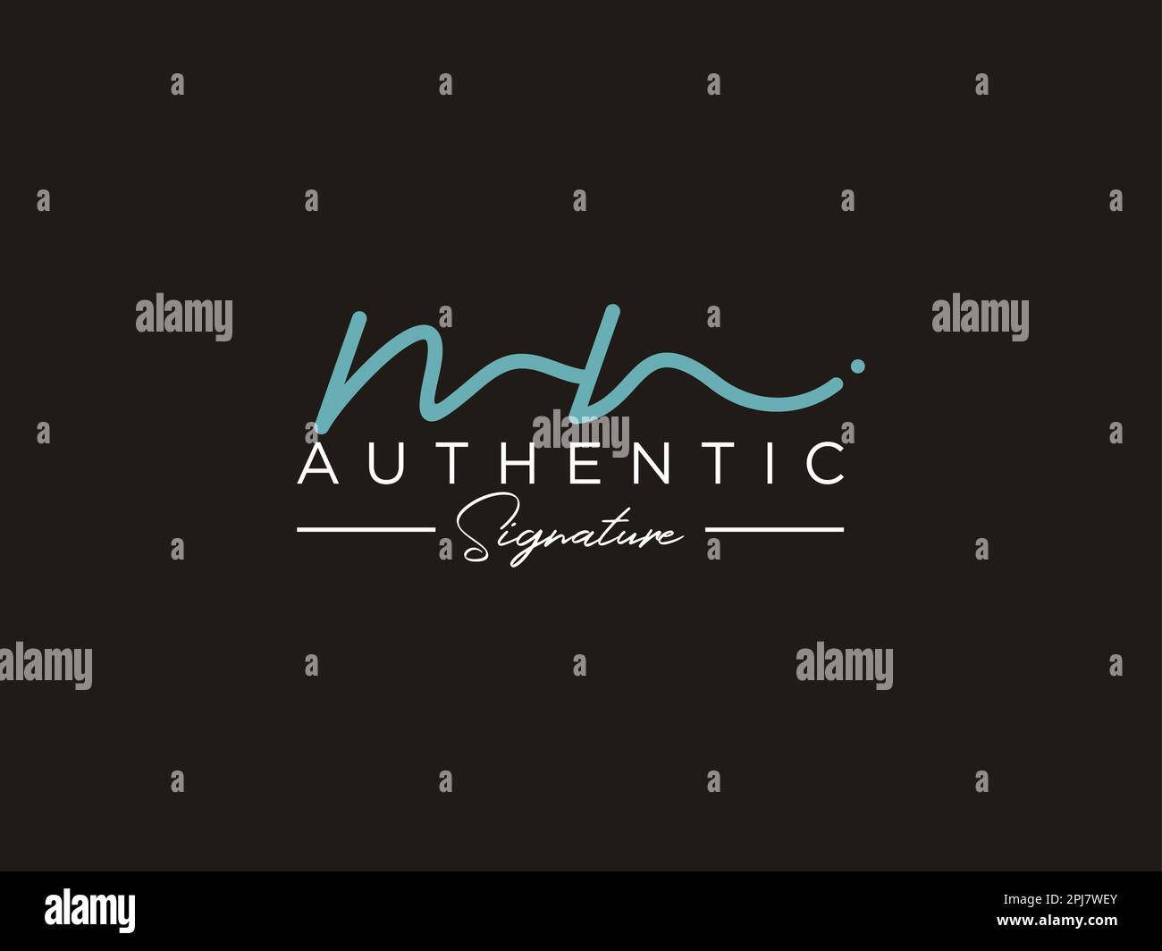 Mn signature Stock Vector Images - Alamy