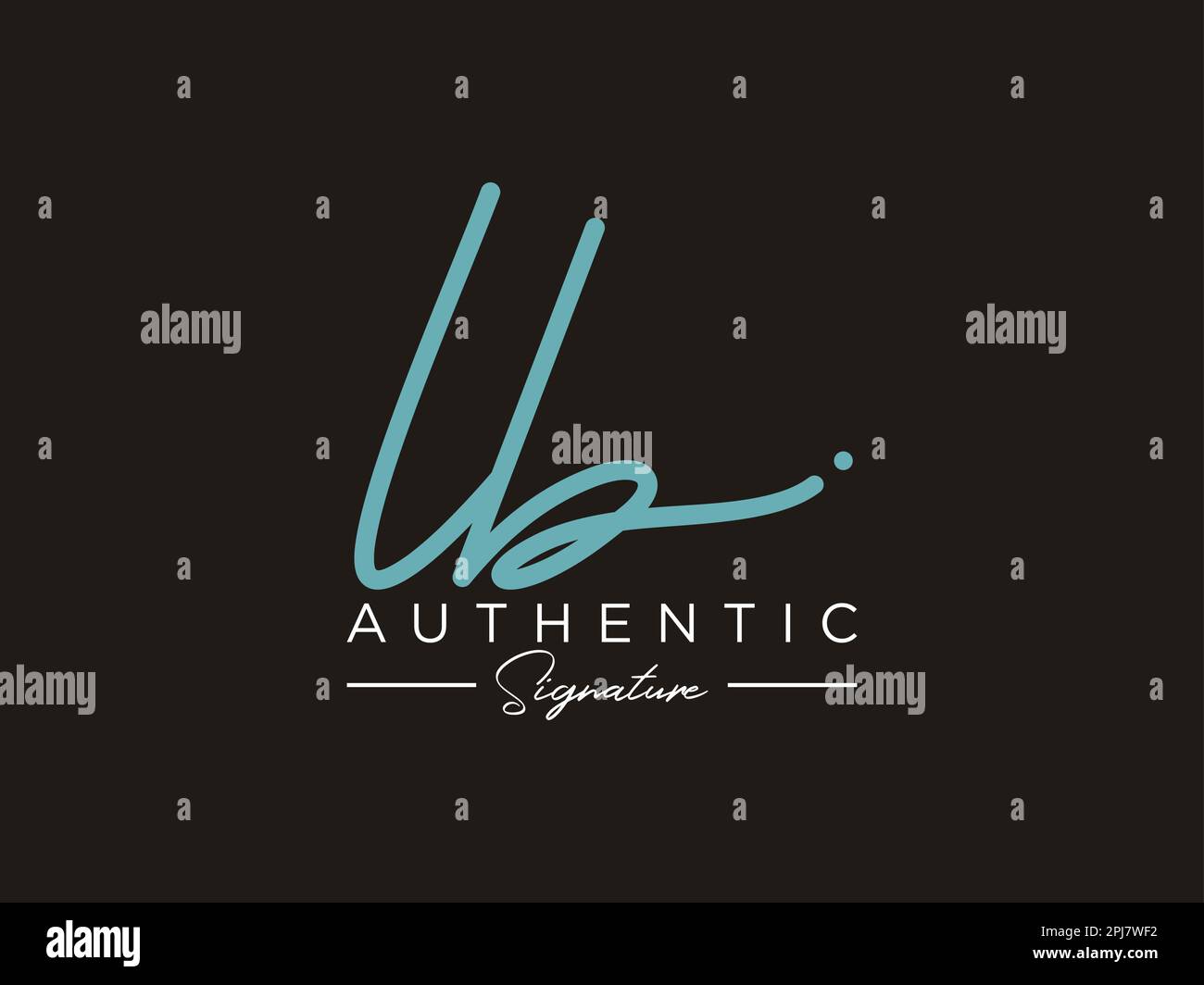 LB Signature Logo Template Vector Stock Vector Image & Art - Alamy