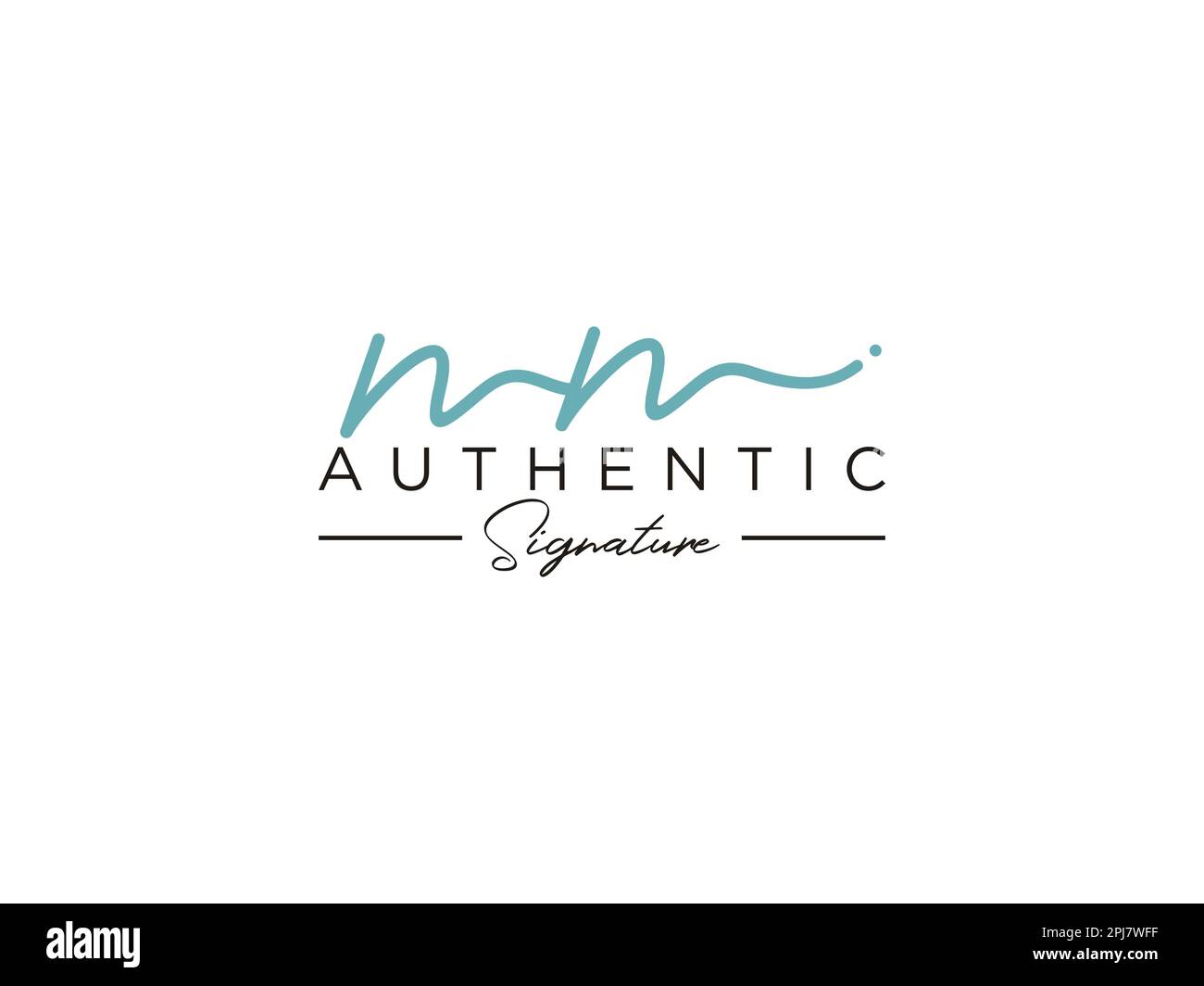 MM Signature Logo Template Vector Stock Vector Image & Art - Alamy