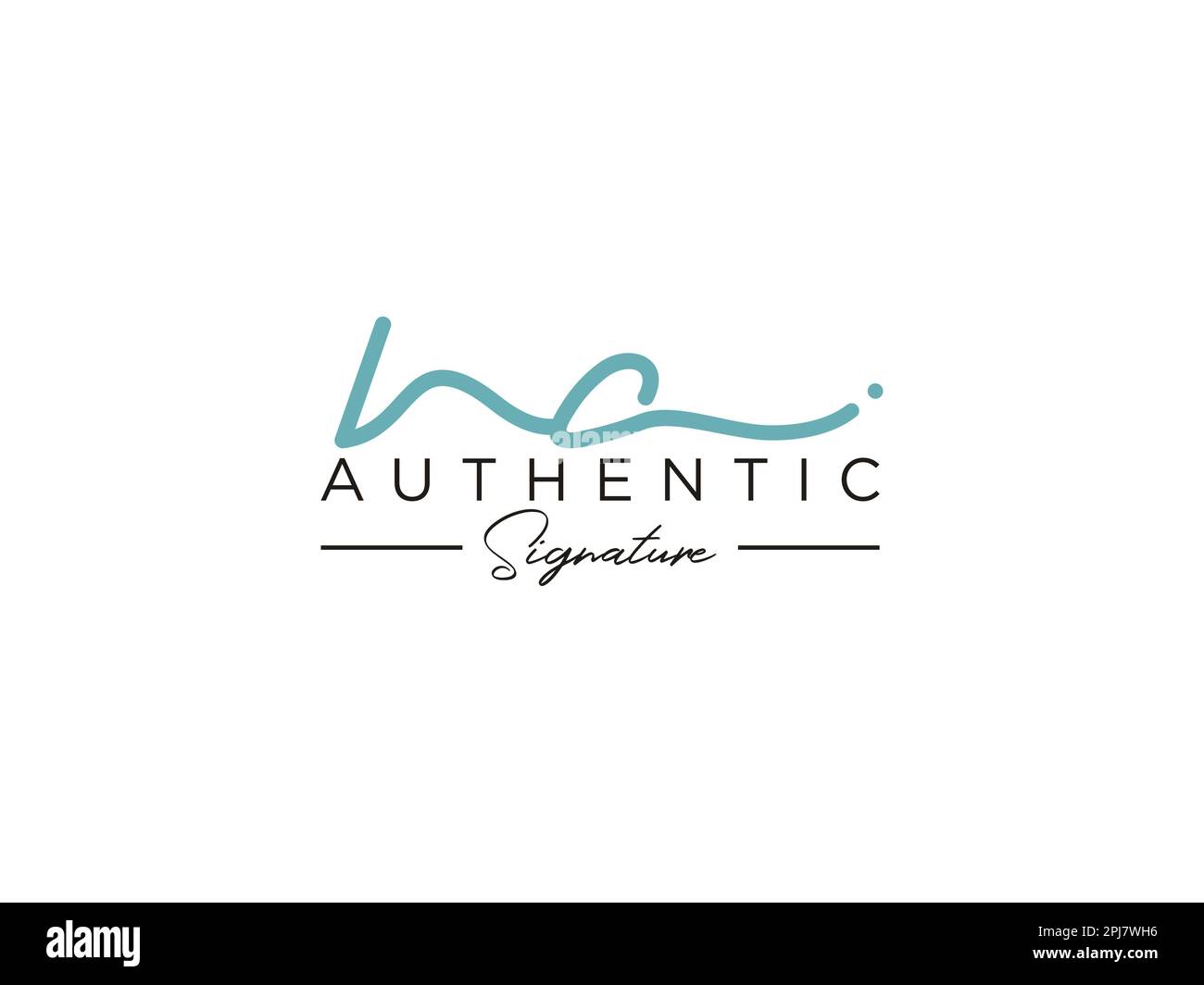 NA Signature Logo Template Vector Stock Vector Image & Art - Alamy