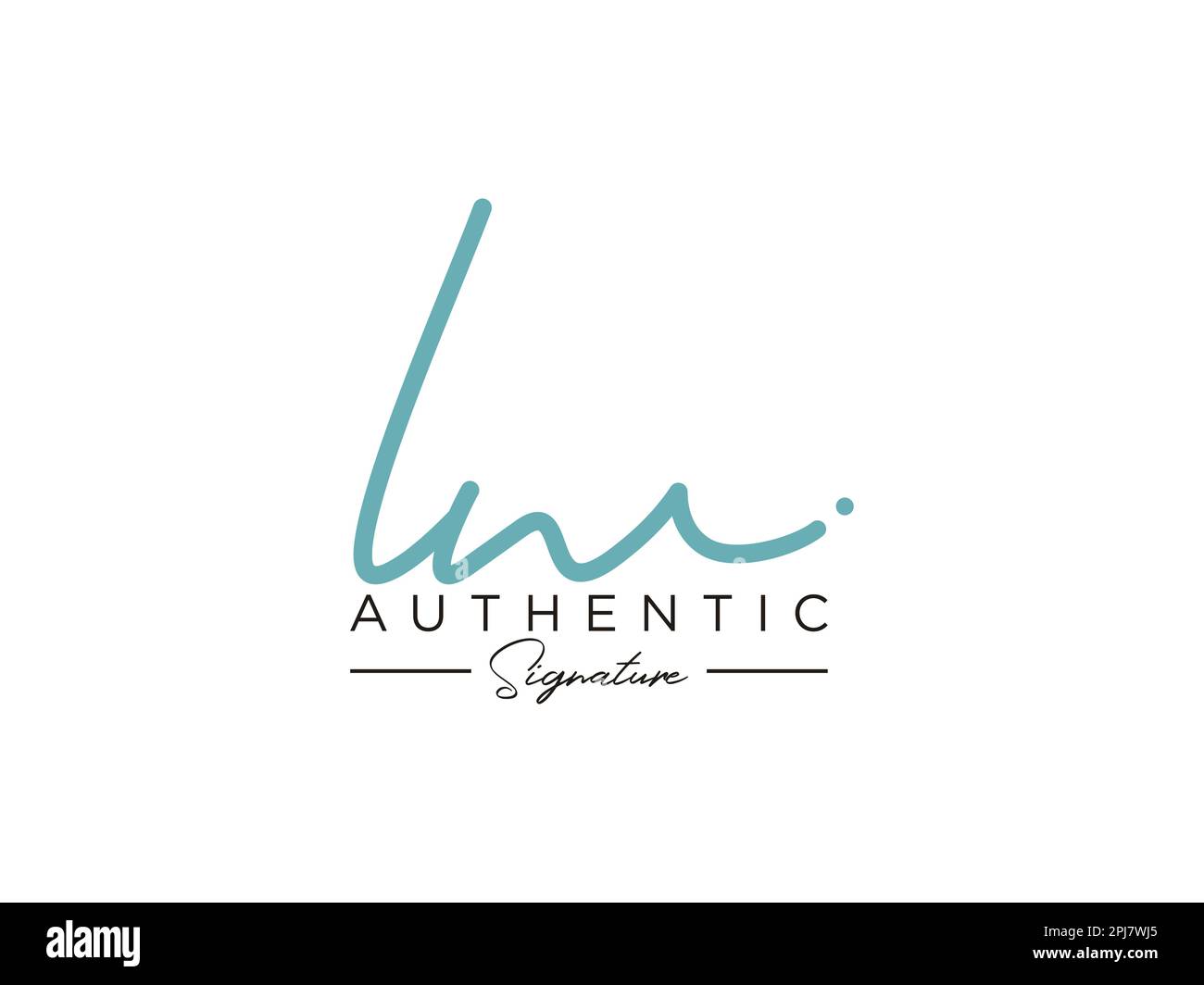 LW Signature Logo Template Vector Stock Vector Image & Art - Alamy
