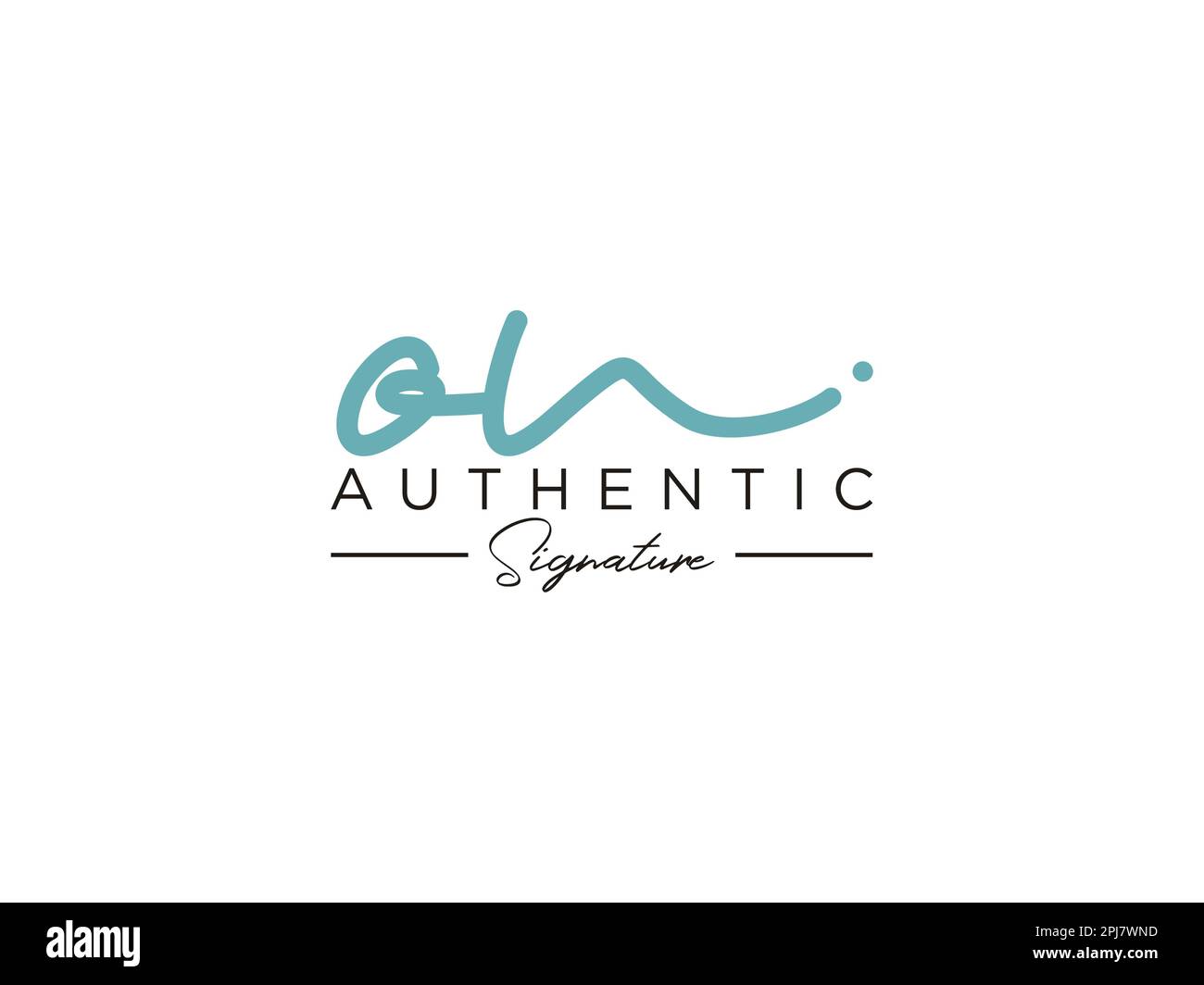 OU Signature Logo Template Vector Stock Vector Image & Art - Alamy