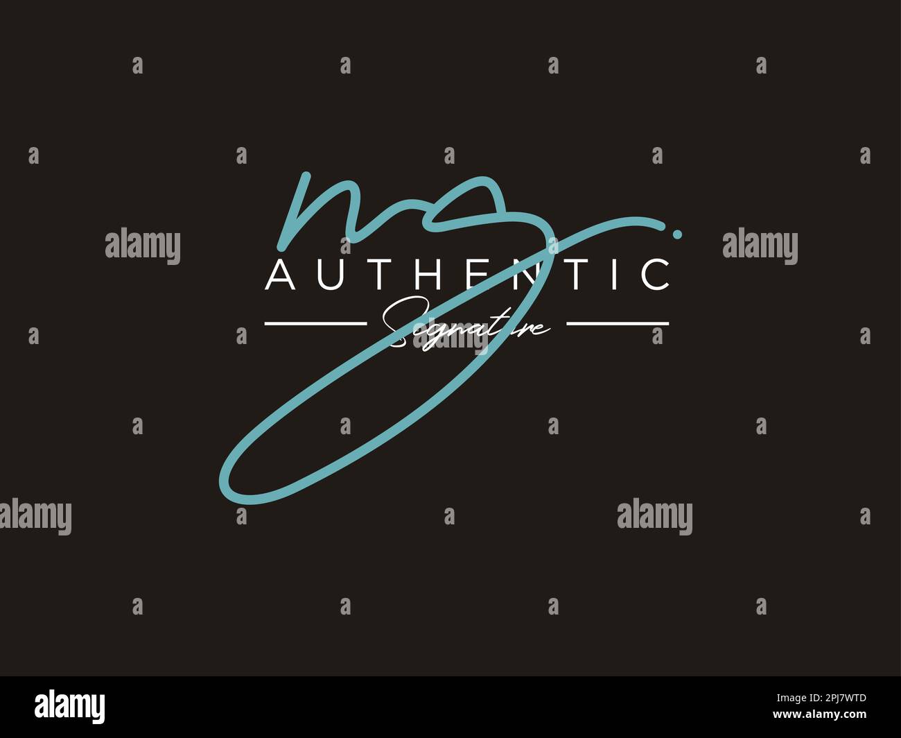 MG Signature Logo Template Vector Stock Vector Image & Art - Alamy