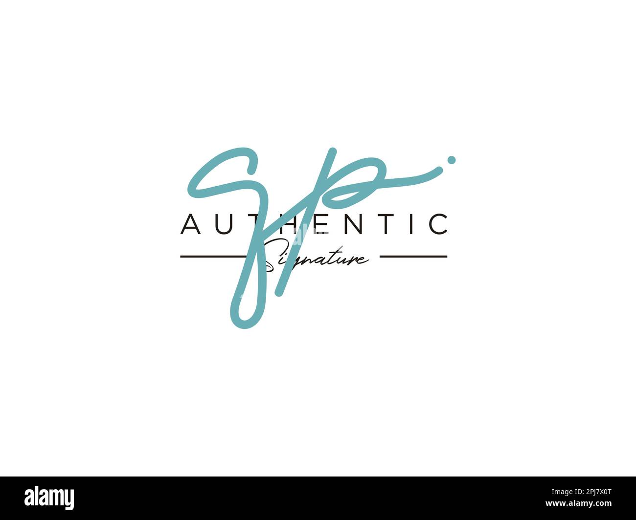 Qp Signature Logo Template Vector Stock Vector Image And Art Alamy