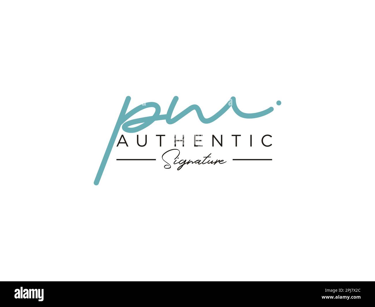 PW Signature Logo Template Vector Stock Vector Image & Art - Alamy